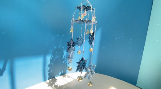 How to Make Mesmerizing Snowflake Wind Chime – IntoResin