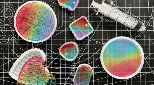 How to Create Rainbow Effect in Resin – IntoResin