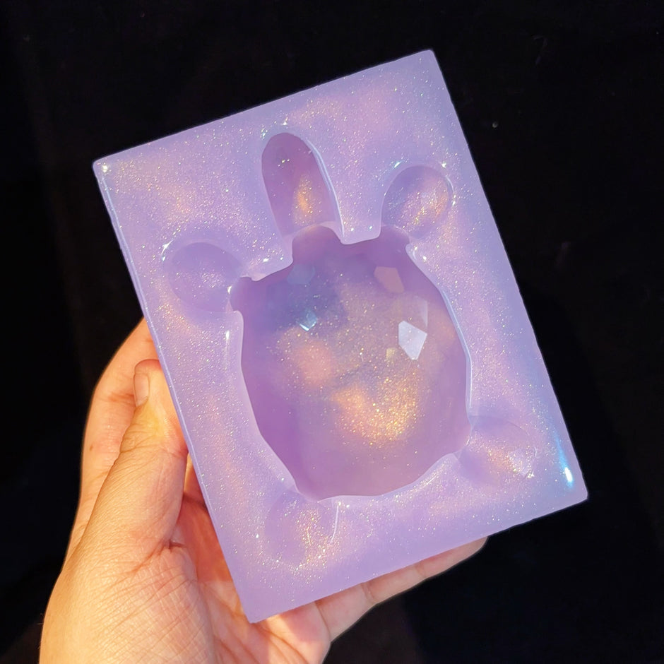 Handmade Crystal Faceted Turtle Ornament Resin Mold