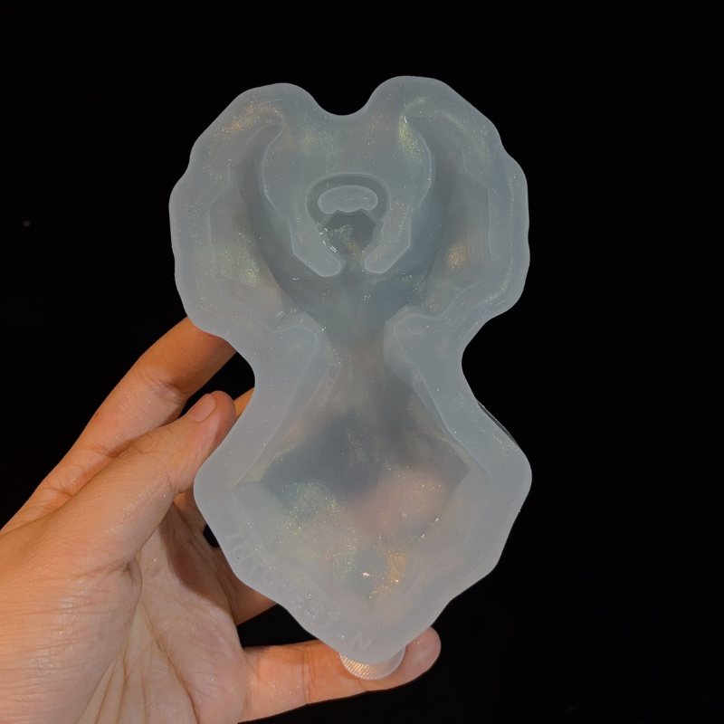 Handmade Angel Hanging with Holes Resin Mold