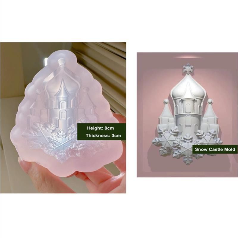 Handmade Snowflake Castle Snowman Ornament Mold – IntoResin