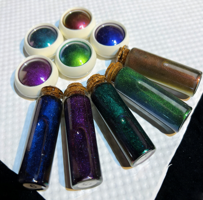 5-Color Aurora Chameleon Powder for Resin