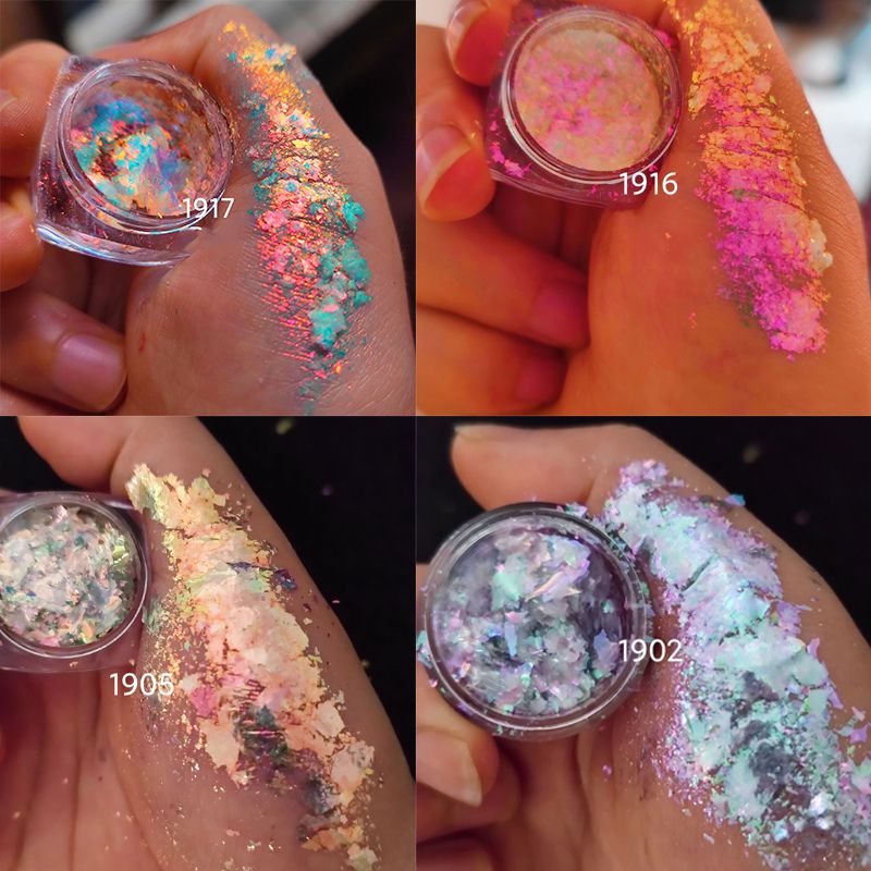 4 Color Intense Iridescent Pigment Powder for Resin Crafts/Tumblers ...