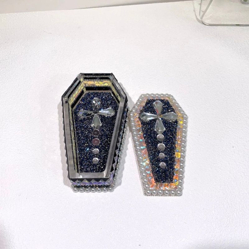 Handmade Diamond Luxury Coffin Storage Box Resin Molds – IntoResin