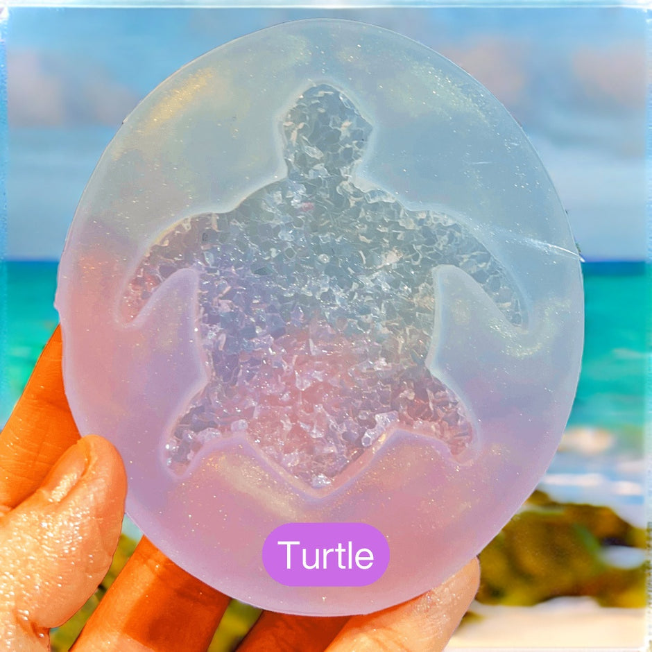 Handmade Cluster Inlay Sea Creatures Land Animals Decorations Pendants ...